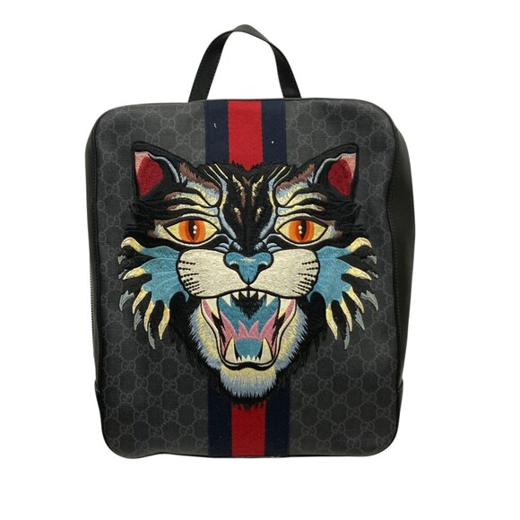 Gucci | Bags | Gucci Angry Cat Backpack Black One | Poshmark